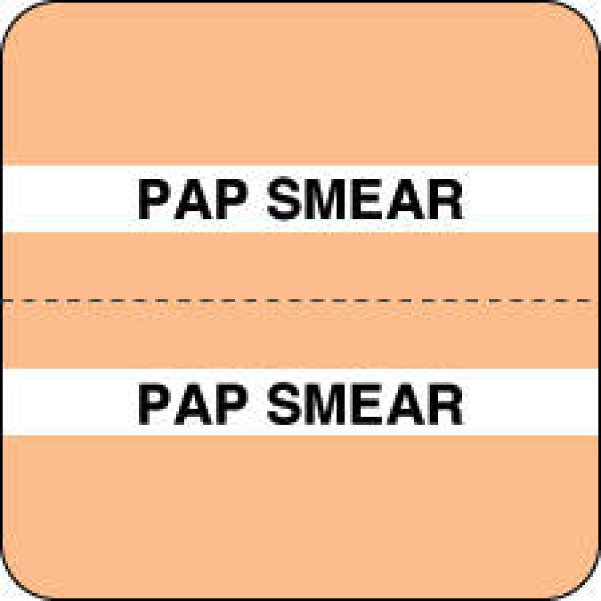 Chart Tab Paper Pap Smear Pap Smear 1 1/2" X 1 1/2" Light Pink 100 Per ...