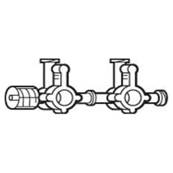 Baxter Healthcare Stopcock 4-Way Rotating Male Luer Lock Adapter 50/CA ...