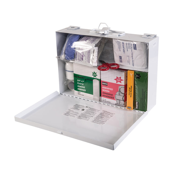 DMI Basic First Aid Kit with Metal Case | Prepared Treat Minor Injuries ...