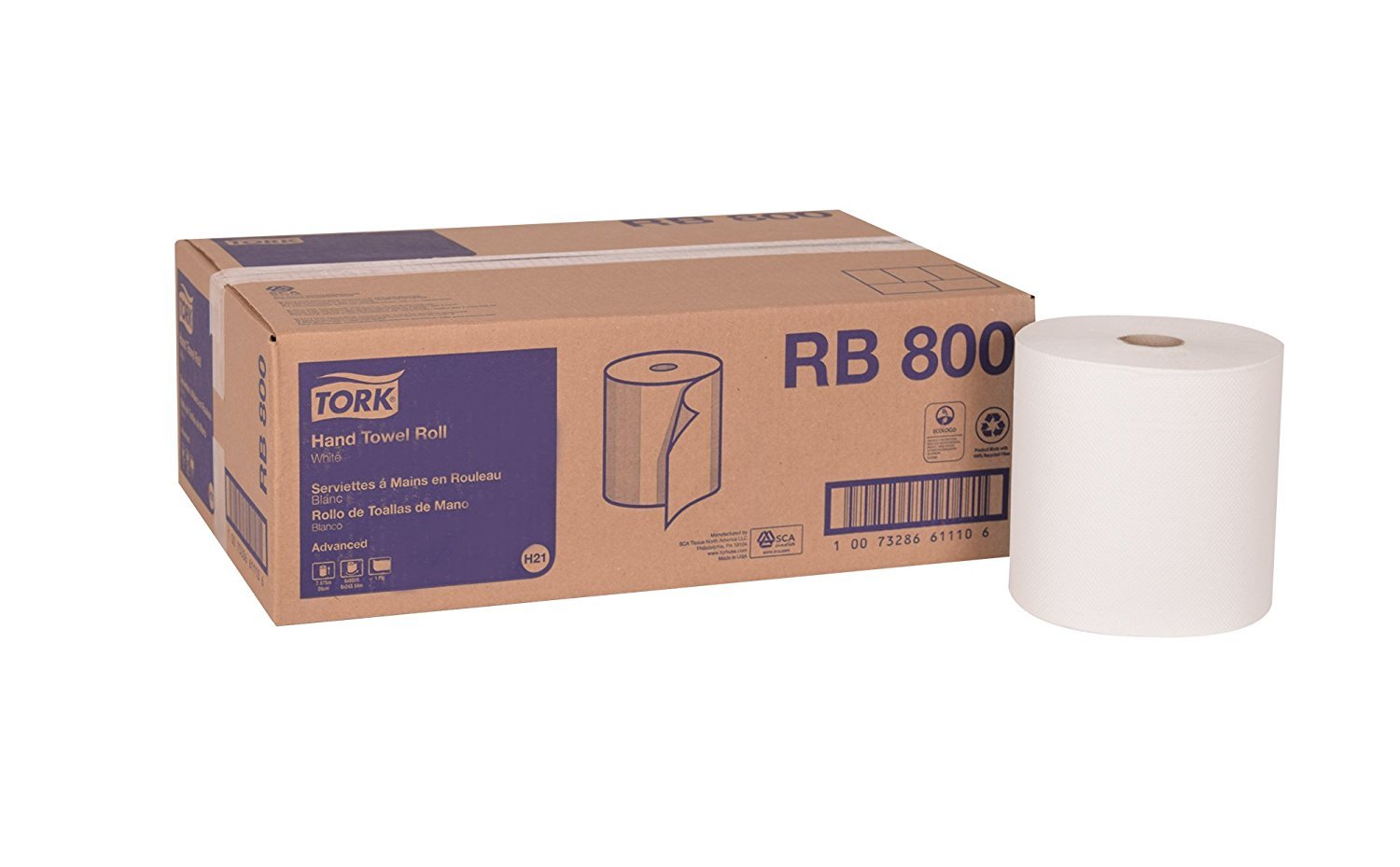 Essity Professional Tork Advanced Hand Towel Rolls - TOWEL, HARD ROLL ...