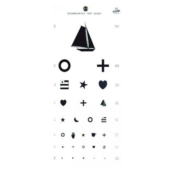 Graham-Field/Everest &Jennings Chart Vision Snellen Letters 22x11" Ea ...