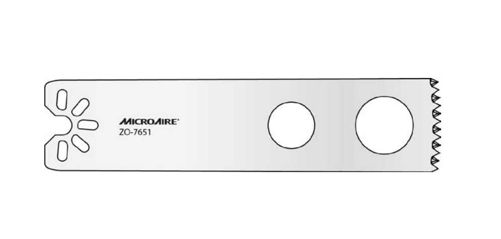 Microaire Surgical Oscillating Blades - BLADE, SAW, OSC, LARGE, 25.4MM ...