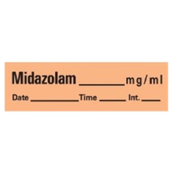 TimeMed a Div of PDC Label Midazolam 1mg/mL 333/Pk — Grayline Medical
