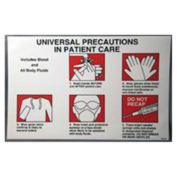 HPTC Label Informational Universal Precaution 5/Pk — Grayline Medical