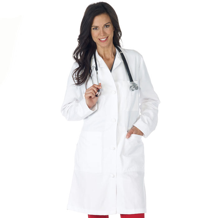 Encompa Knot Button Closure Lab Coats - LABCOAT, KNOT, BTN, IPAD, 38 ...