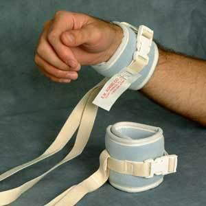 EM Adams Inc Limb Restraints - ANKLE, NON-LOCKING CONNECTED TUFF CUFF ...