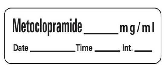 TimeMed a Div of PDC Label Metachlopramide 600/Rl — Grayline Medical