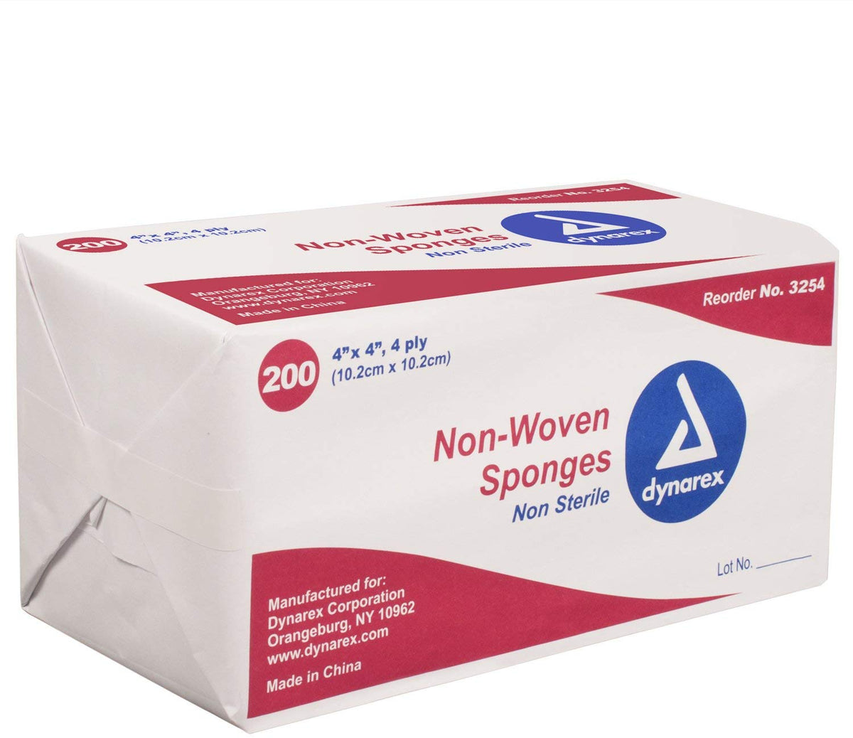 Integra LifeSciences Dressing Sponge Cotton 4x4" Non-Woven Non-Sterile ...
