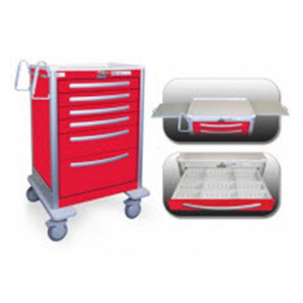 Waterloo Industries Cart Crash 6 Drawer Ea — Grayline Medical