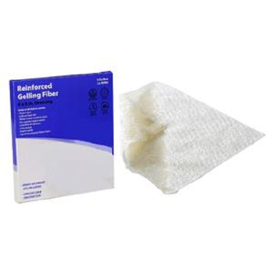 Cardinal Health Reinforced Gelling Fiber Dressing, 6" x 6" — Grayline ...