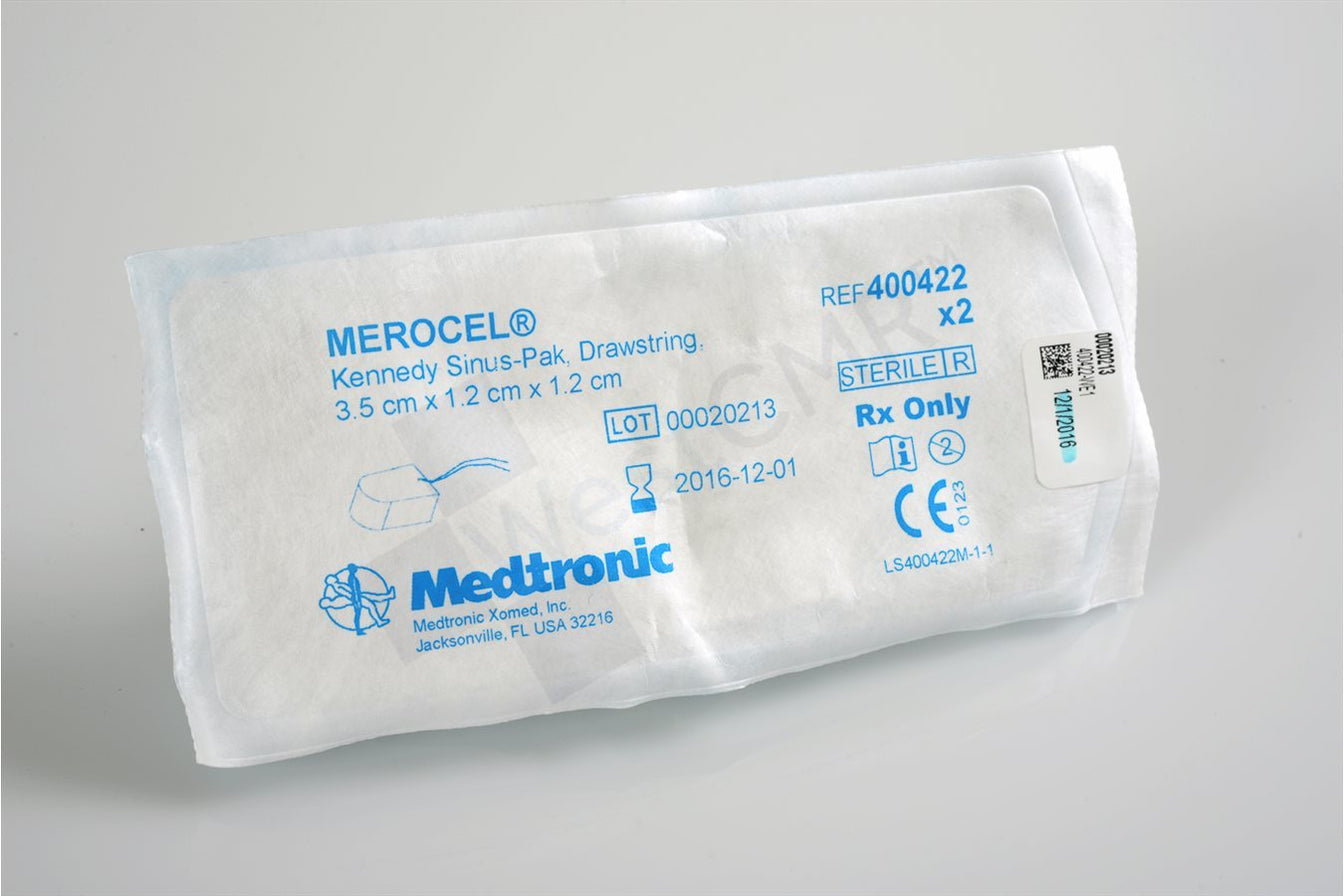 Medtronics Merocel Kennedy Sinus-Pak - Kennedy Sinus Pack, Size M - 40 ...