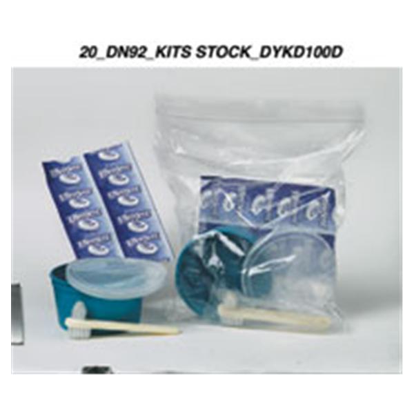 Medline Industries Kit Dental With Efferdent Denture Tablets LF 50/Ca ...