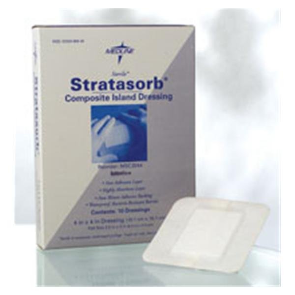 Medline Industries Dressing Island Stratasorb Cmpst 4x14 4Lyr Adh NAdh ...