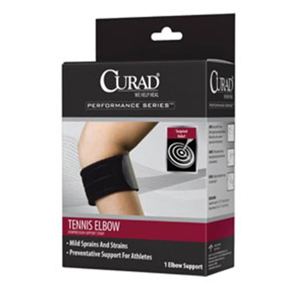 Medline Industries Strap Support Deluxe Tennis Elbow Black Universal 4 ...