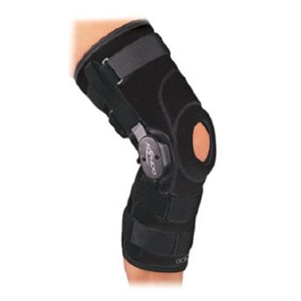 DJO Brace Wraparound IROM Playmaker Adult Knee Neo Blk Size Medium Ea ...