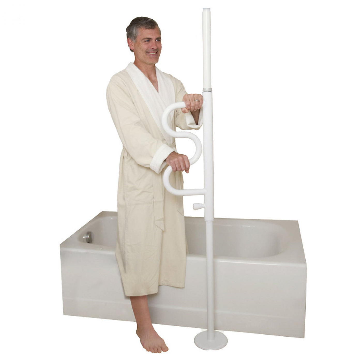 Standers, Inc Security Pole and Curve Grab Bar — Grayline Medical