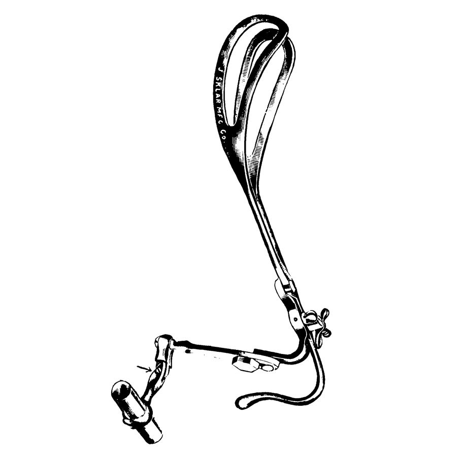 Sklar Instruments Forcep Obstetrical Grasping Dewey 15" SS w/ Axs Trct ...