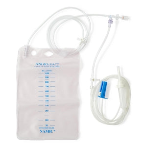 Namic Closed Fluid Systems - Waste Bag with 72" IV Tubing with Filtere ...