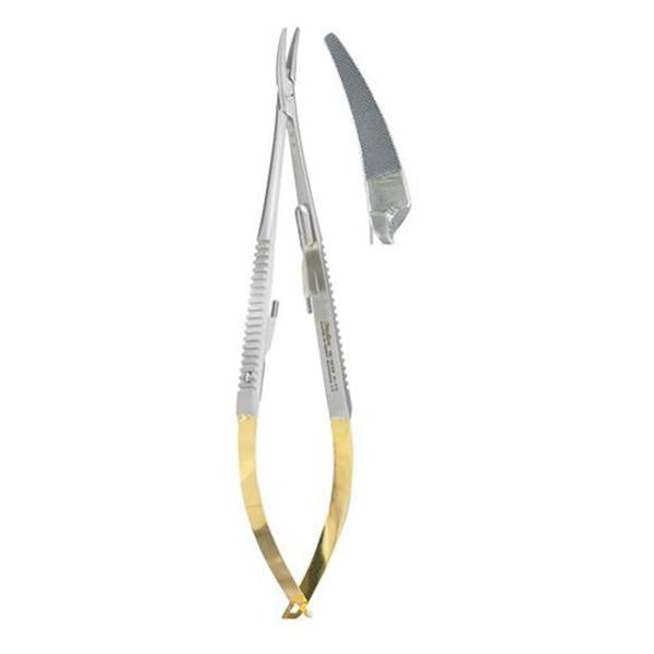 Miltex-Integra Miltex Holder Needle Castroviejo 5-1/2" Serrated Jaw Cu — Grayline Medical