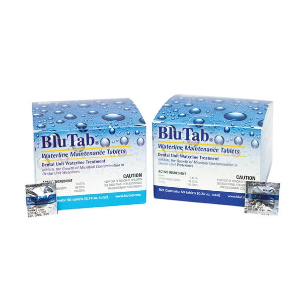 Pro Edge Dental Products Tablets Waterline BluTab Bottle 750 mL 50/Bx ...