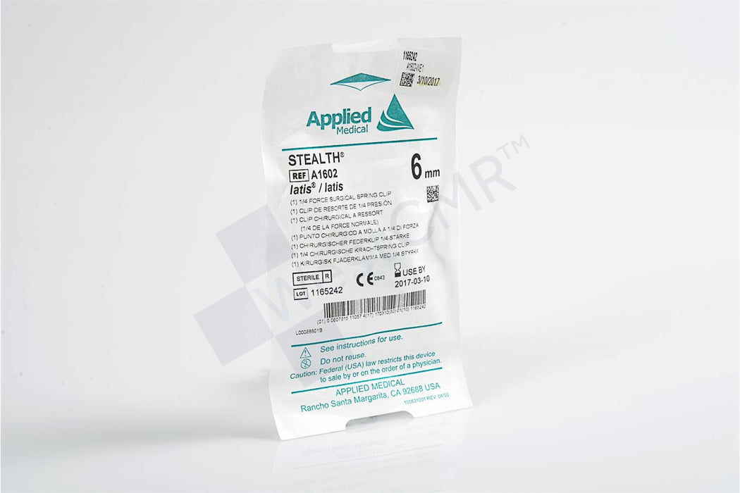 Applied Medical Resources Surgical Spring Soft Clips - Surgical Spring ...