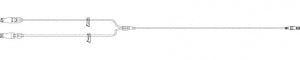 ICU Medical Bifurcated Extension Sets - Bifurcated Microbore Extension ...