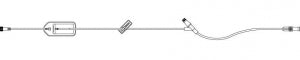 ICU Medical IV Sets - Macrobore Extension Set with Clave and Filter ...