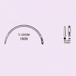 Anchor Products Kidney Needles - Kidney Needle, 1/2 Circle, Blunt Poin ...