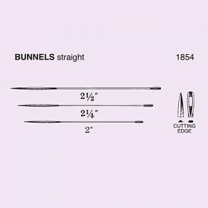 Anchor Products Bunnell Needles - Bunnell Needle, Straight-Triangular ...
