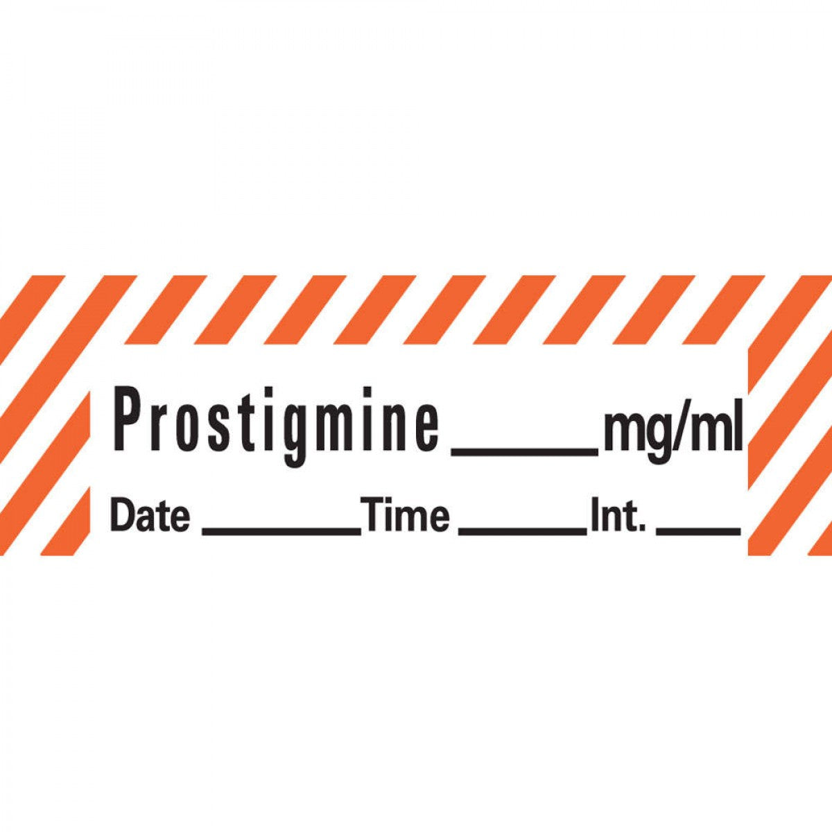 Anesthesia Tape With Date, Time & Initial (Removable) Prostigmine Mg/M ...