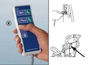 Getinge Carendo Multipurpose Hygiene Chairs - Carendo Handset Controll ...