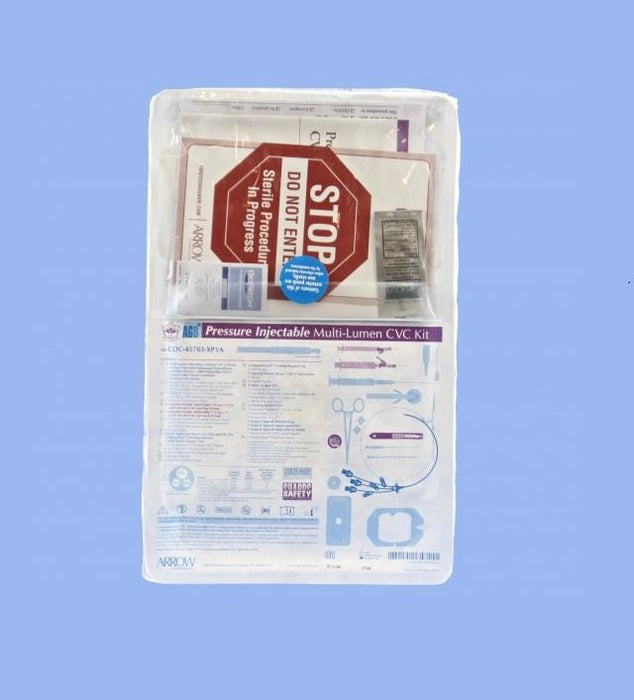 Teleflex Medical Pressure-Injectable Multilumen CVC Kits - Pressure In ...