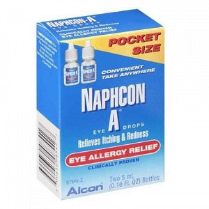 Alcon Labs Naphcon A Eye Drops - Naphcon A Allergy Relief Eye Drops, 2 ...