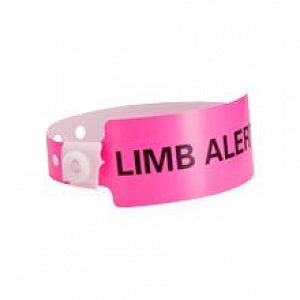 Identiplus Poly Limb Alert Wristbands - Poly Limb Alert Wristband, Adu ...