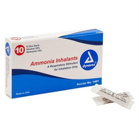 Ammonia Inhalant Ampules Ammonia Inhalant Ampules 10/PK — Grayline Medical