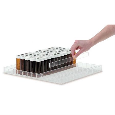Anti-Sera Vial Organizer 13.5"L x 7"W x 1"H - 84 Vial Capacity ...