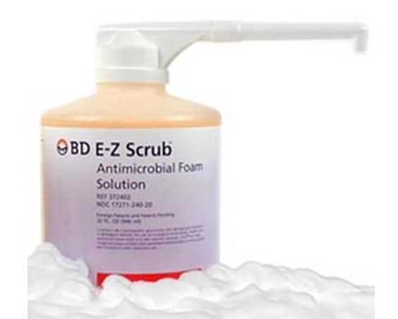 E-Z Scrub Foam Solution 3% PCMX by BD — Grayline Medical