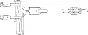 Baxter Y-Type Catheter Extension Set - Y-Type Extension Set, Catheter ...
