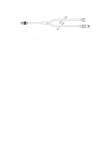 Baxter Y-Type Catheter Extension Set - Y-Type Extension Set, Needle Fr ...