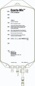 Baxter Healthcare EXACTAMIX Empty EVA - Empty Ethylene Vinyl Acetate ...