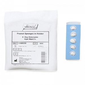 Bioseal Peanut Sponges in Holder - Peanut Sponge, in Holder, X-ray Det ...