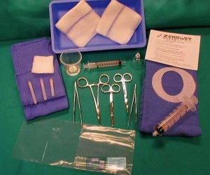 Bioseal ER Minor Suture Set - TRAY, ER MINOR SUTURE - EMR008B/20 — Grayline Medical