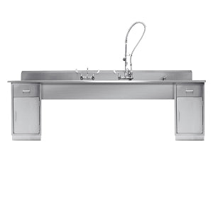 Blickman Decontamination Station - COUNTER DECONTAM STATION, W/CABINET ...