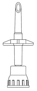 B Braun Medical Nonvented Dispensing Pin - DISPENSING PIN, SAFSITE, 2 ...