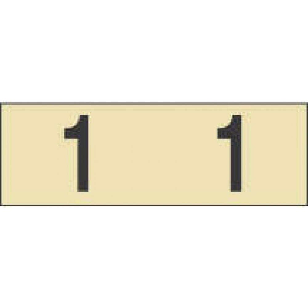 Bms Color Code Label Numeric "1" 1 1/2" X 1/2" Manila Permanent - 1000 ...