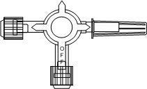 ICU Medical 3-Way Large Bore Stopcocks - 3-Way Intralock Stopcock, Tra ...