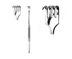 BR Surgical Tracheal Retractors - Tracheal Retractor, 4-Prong, Rake, R ...