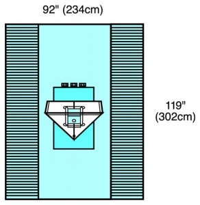 Cardinal Health Arthroscopy Drapes - Arthroscopy Drape Sheet with Flui ...