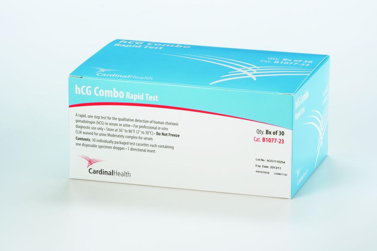 SP hCG Rapid Test by Cardinal Health — Grayline Medical