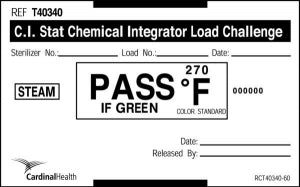 Cardinal Health STEAM Chemical Integrator Test Pack - Chemical Integra ...